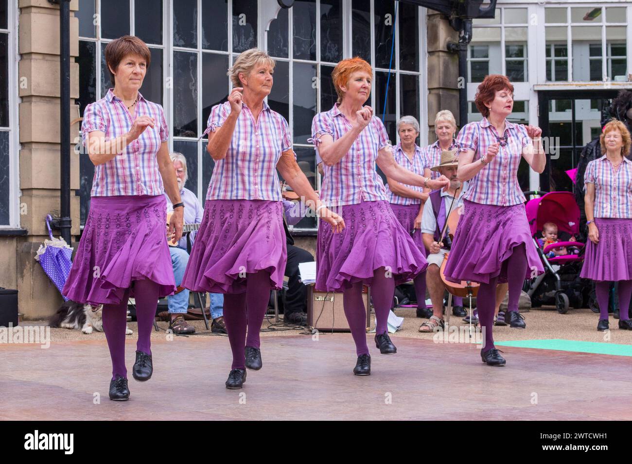 Well Heeled Appalachian dancing at the Buxton Day of Dance Stock Photo ...