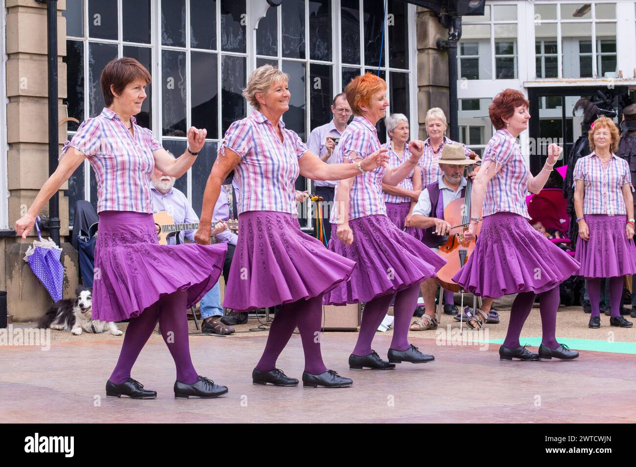 Well Heeled Appalachian dancing at the Buxton Day of Dance Stock Photo ...