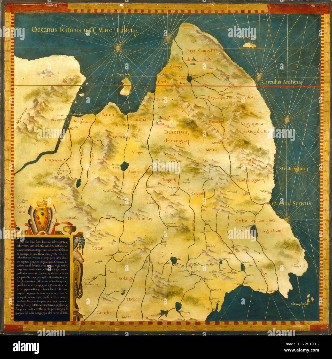 Map of eastern siberia hi-res stock photography and images - Alamy