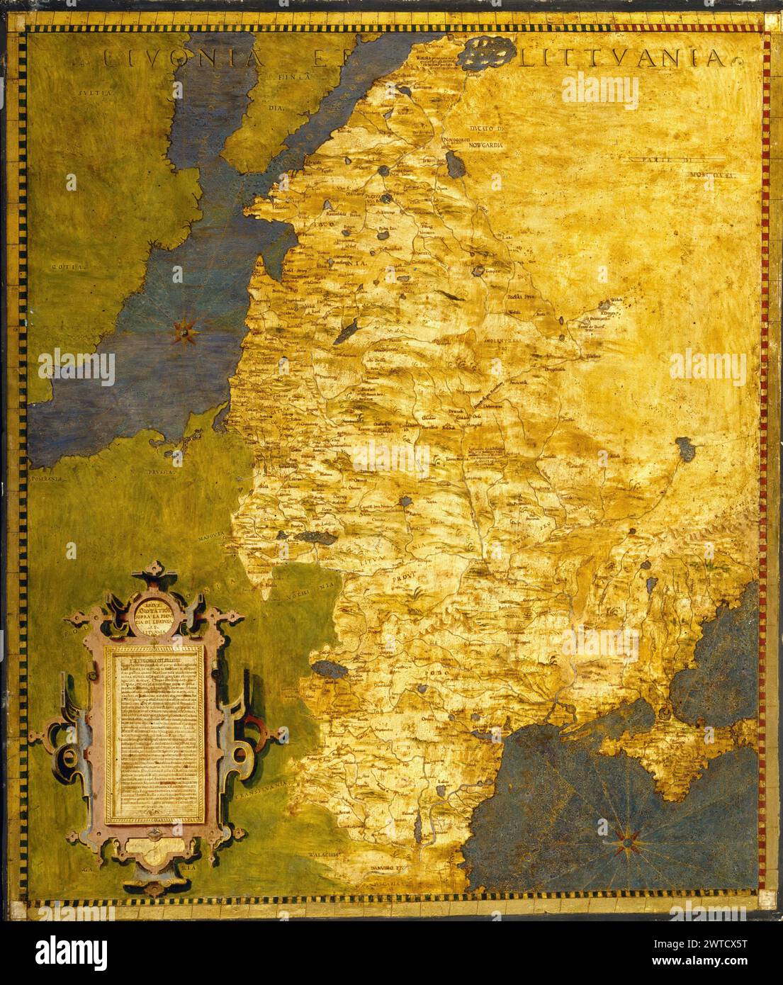 Livonia map hi-res stock photography and images - Alamy