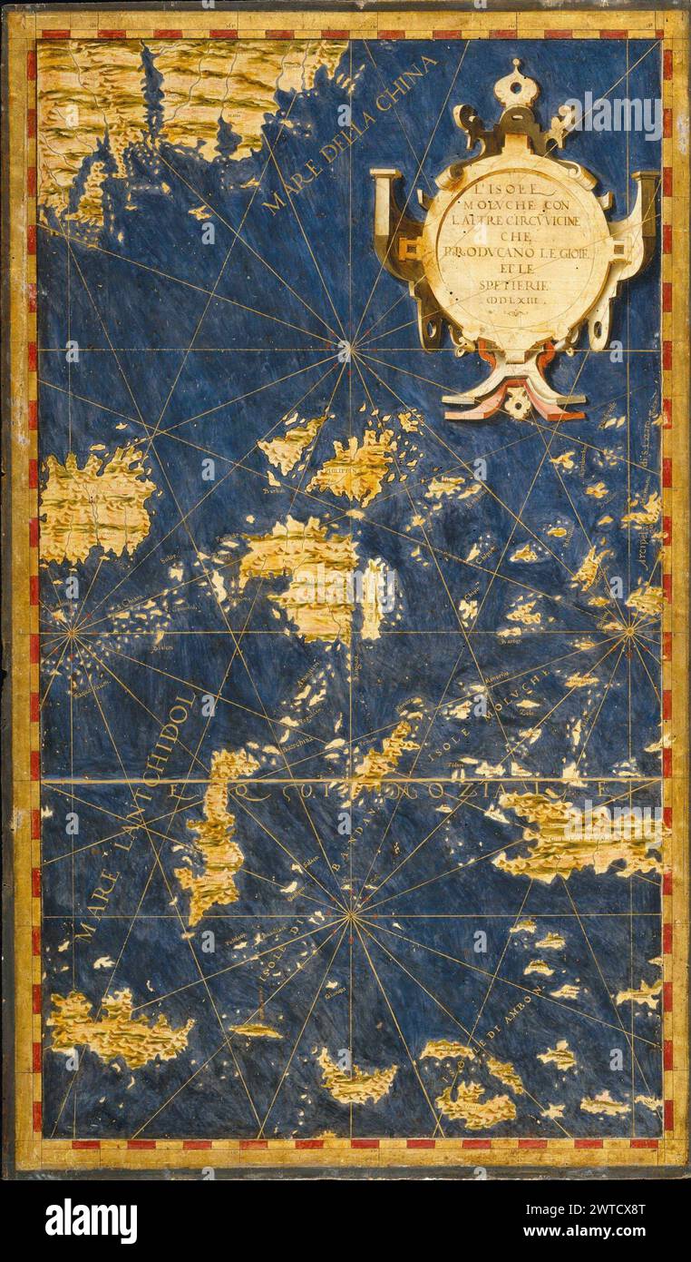 Antique world maps HQ – Moluccas – Spice Islands Stock Photo - Alamy