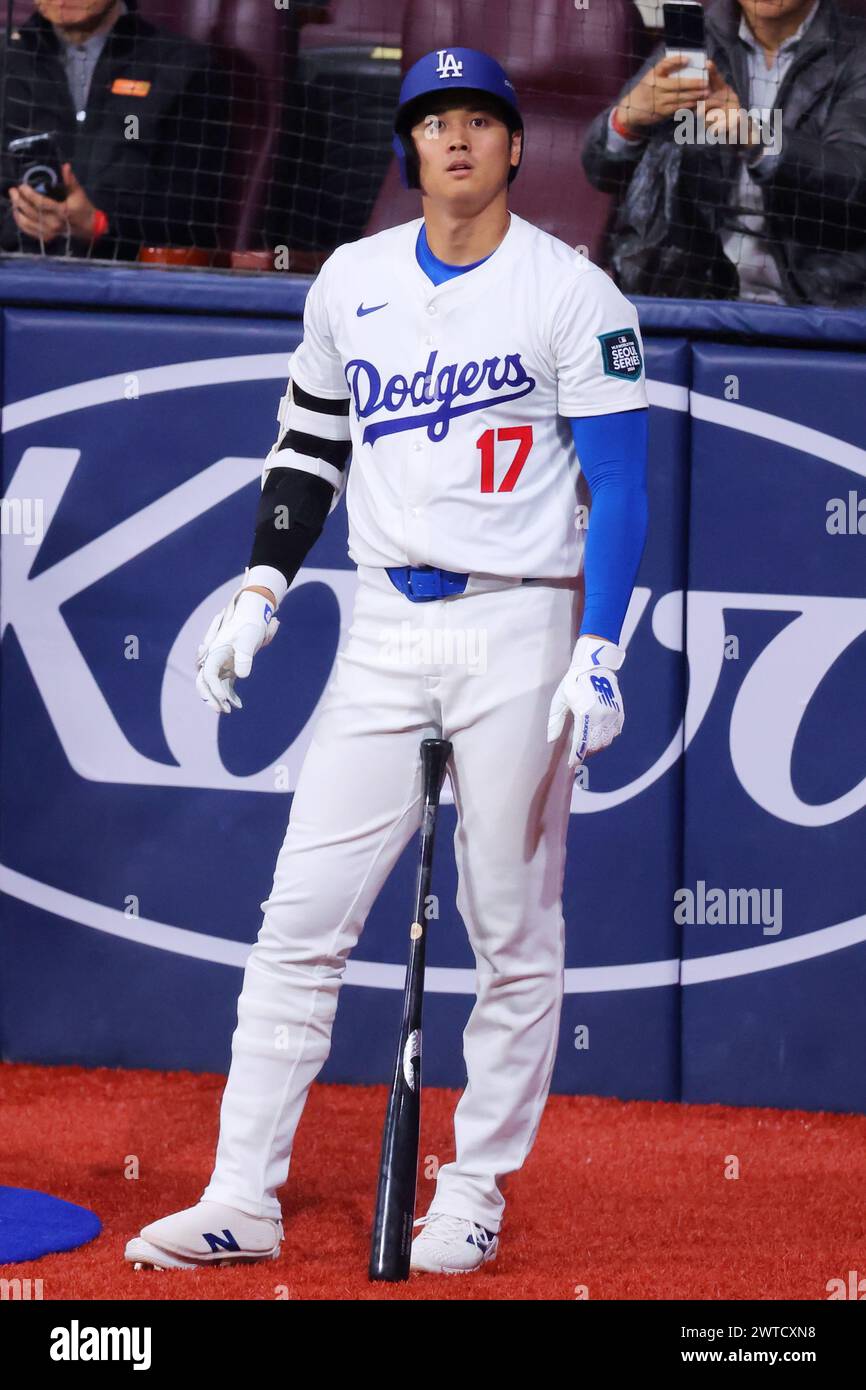 Gocheok Sky Dome, Seoul, South Korea. 17th Mar, 2024. Shohei Ohtani (Dodgers), MARCH 17, 2024 ...