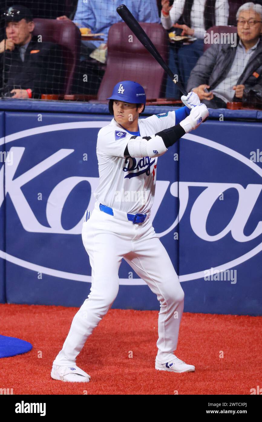 Gocheok Sky Dome, Seoul, South Korea. 17th Mar, 2024. Shohei Ohtani (Dodgers), MARCH 17, 2024 ...