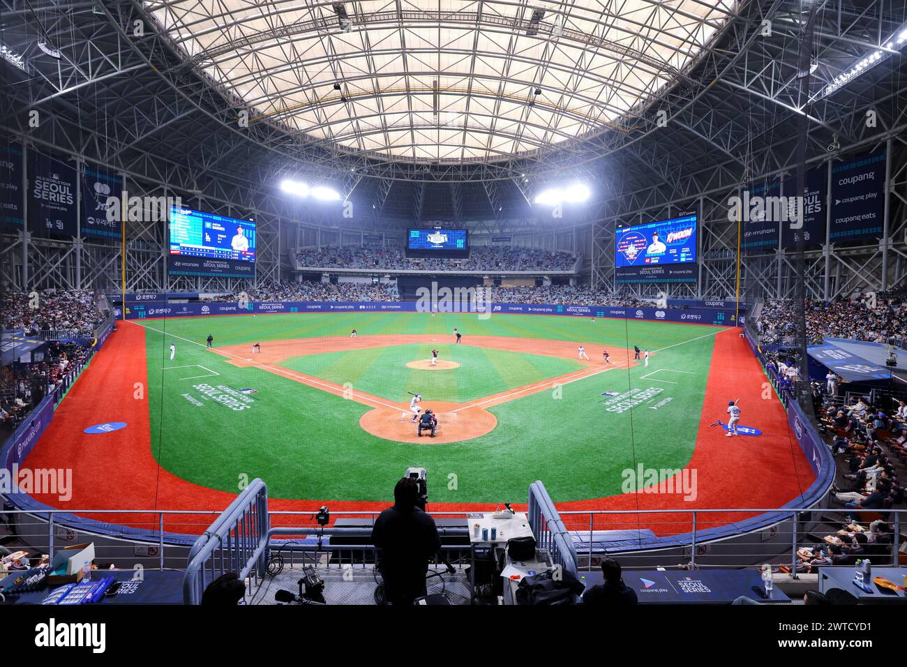 Gocheok Sky Dome/General view, MARCH 17, 2024 - Baseball : MLB World ...