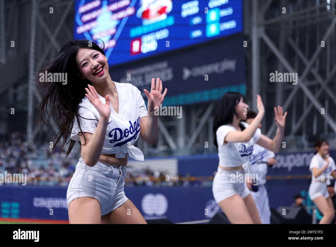 Gocheok Sky Dome, Seoul, South Korea. 17th Mar, 2024. Los Angeles Dodgers fans (Dodgers), MARCH ...