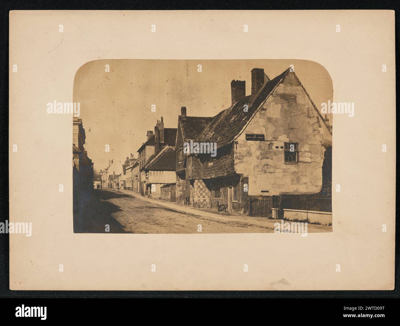The Old Porched House, Southover. John Thomas Case, photographer ...