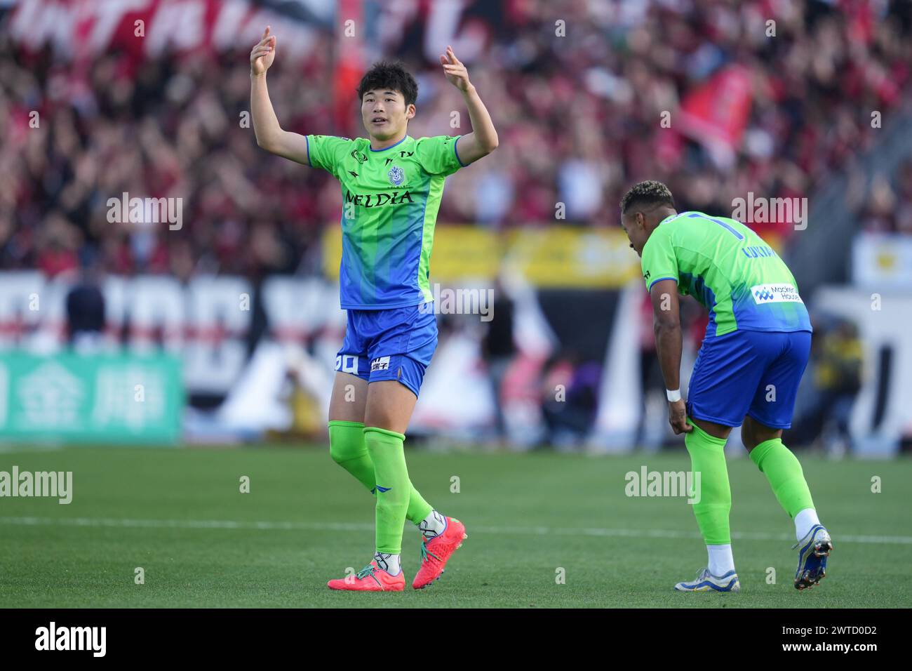 Lemongas Stadium Hiratsuka, Kanagawa, Japan. 17th Mar, 2024. Akito Suzuki (Bellmare), MARCH 17 ...