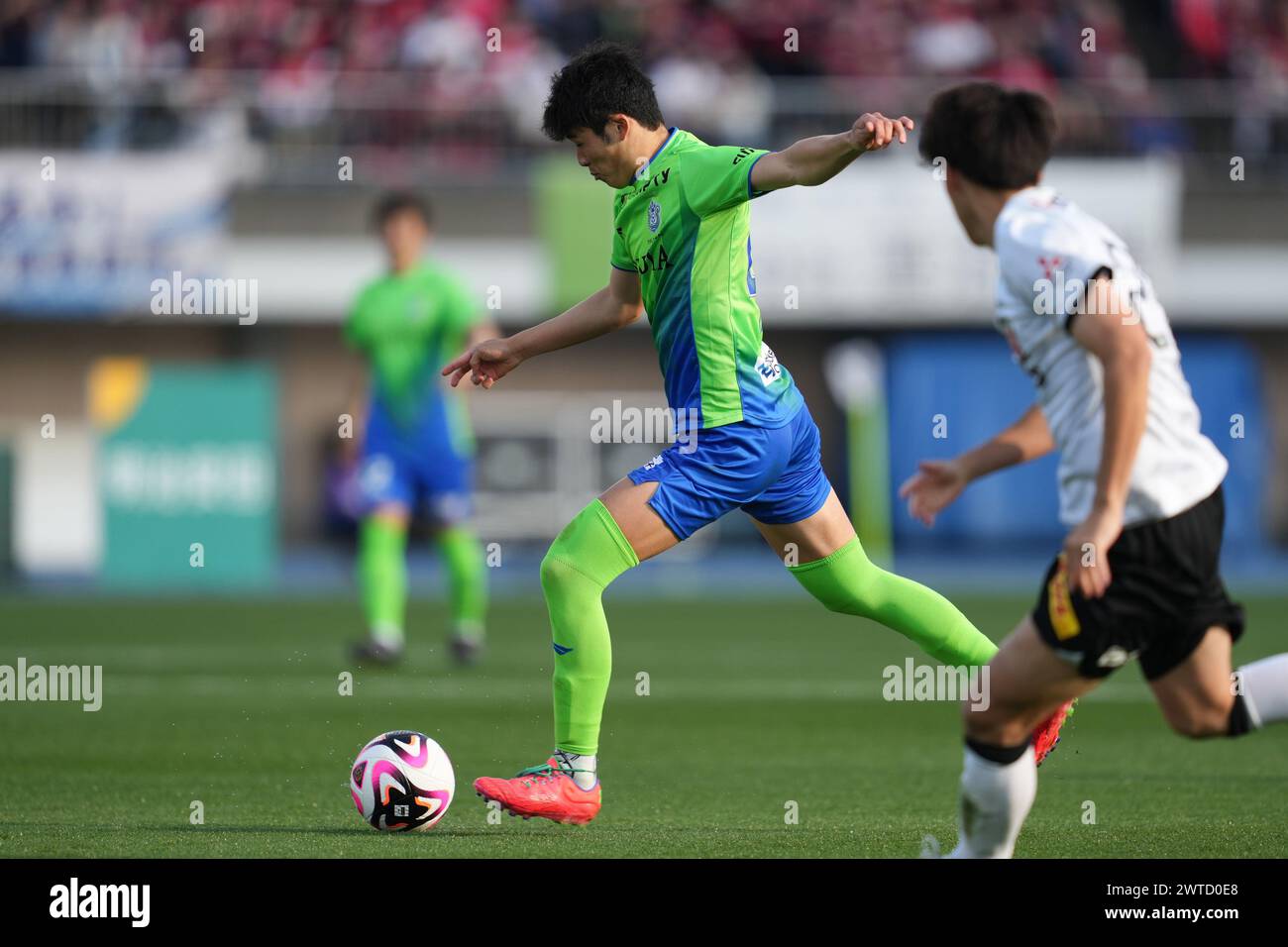 Lemongas Stadium Hiratsuka, Kanagawa, Japan. 17th Mar, 2024. Akito Suzuki (Bellmare), MARCH 17 ...