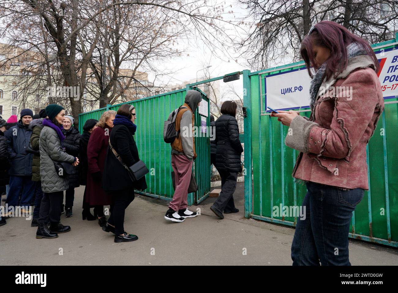 Russia protest 2024 moscow hi-res stock photography and images - Alamy