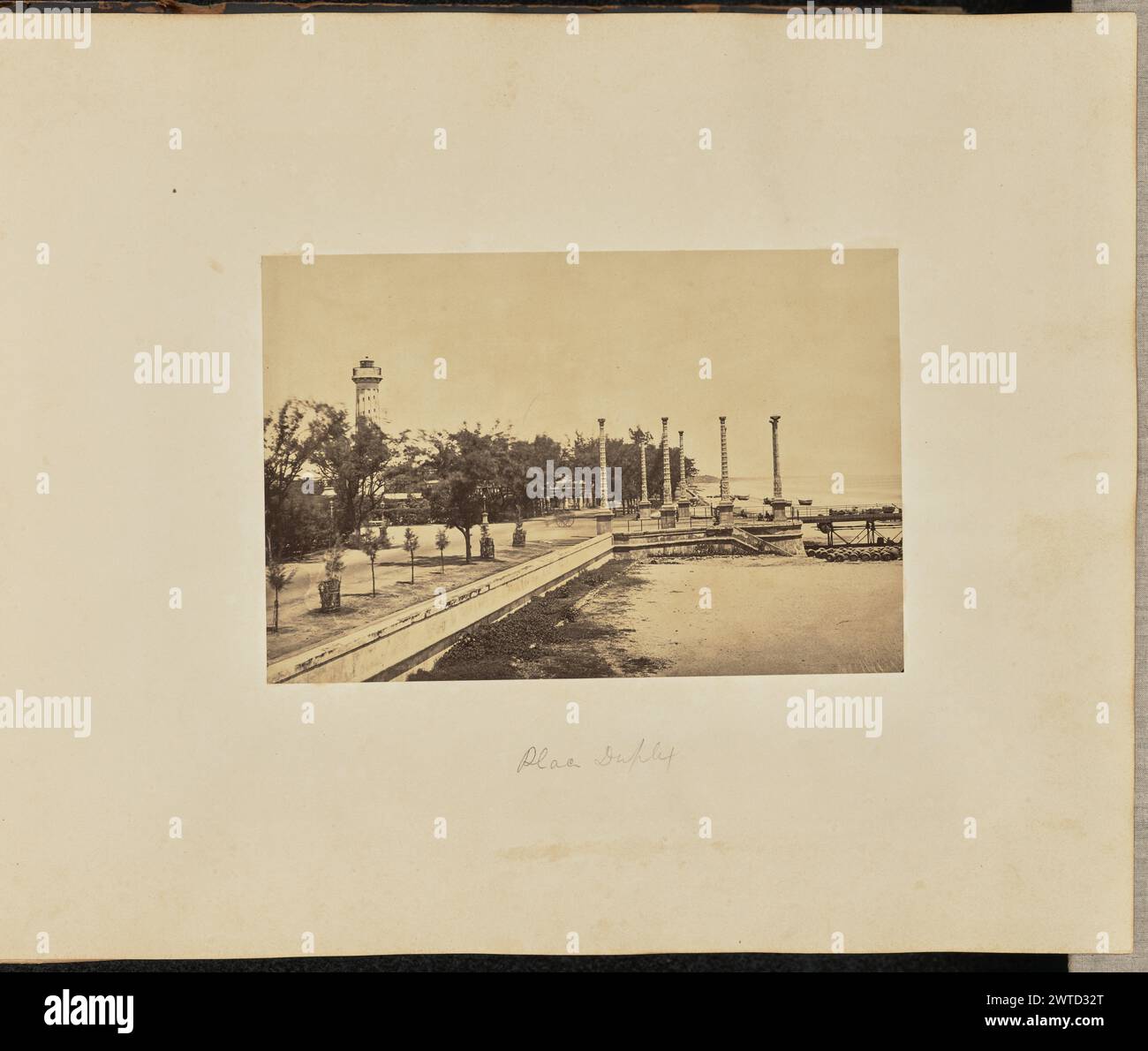 Place Dupleix. Unknown, photographer about 1870s View of the monolithic ...