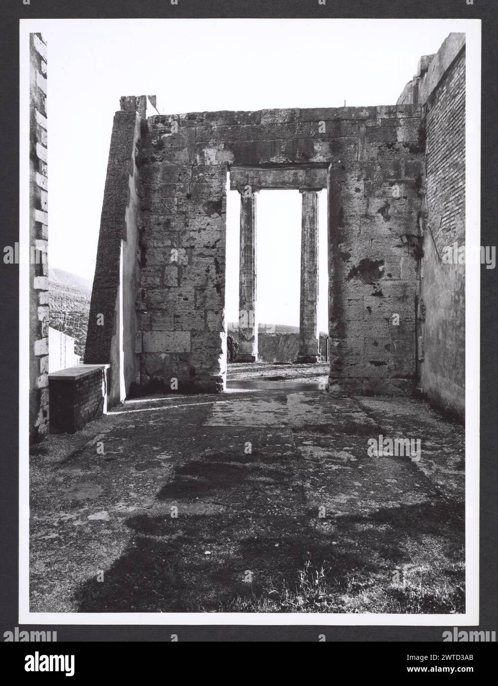 Lazio Latina Cori Temple of Hercules. Hutzel, Max 1960-1990 Distant ...