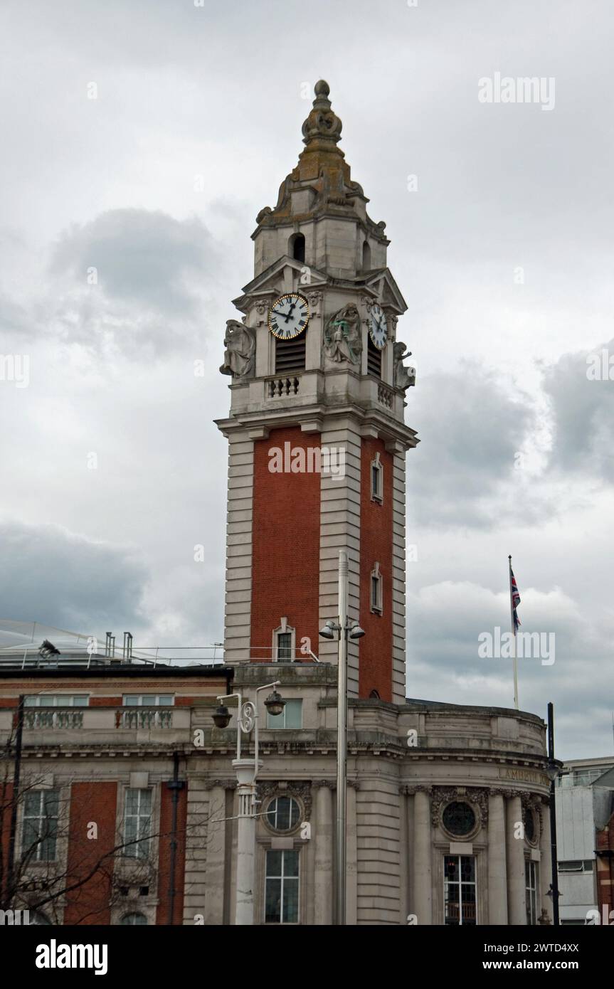 Lambeth Town Hall, Brixton, London, UK Stock Photo - Alamy