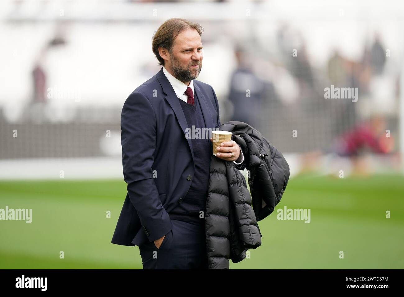 West Ham United technical director Tim Steidten ahead of the Premier ...