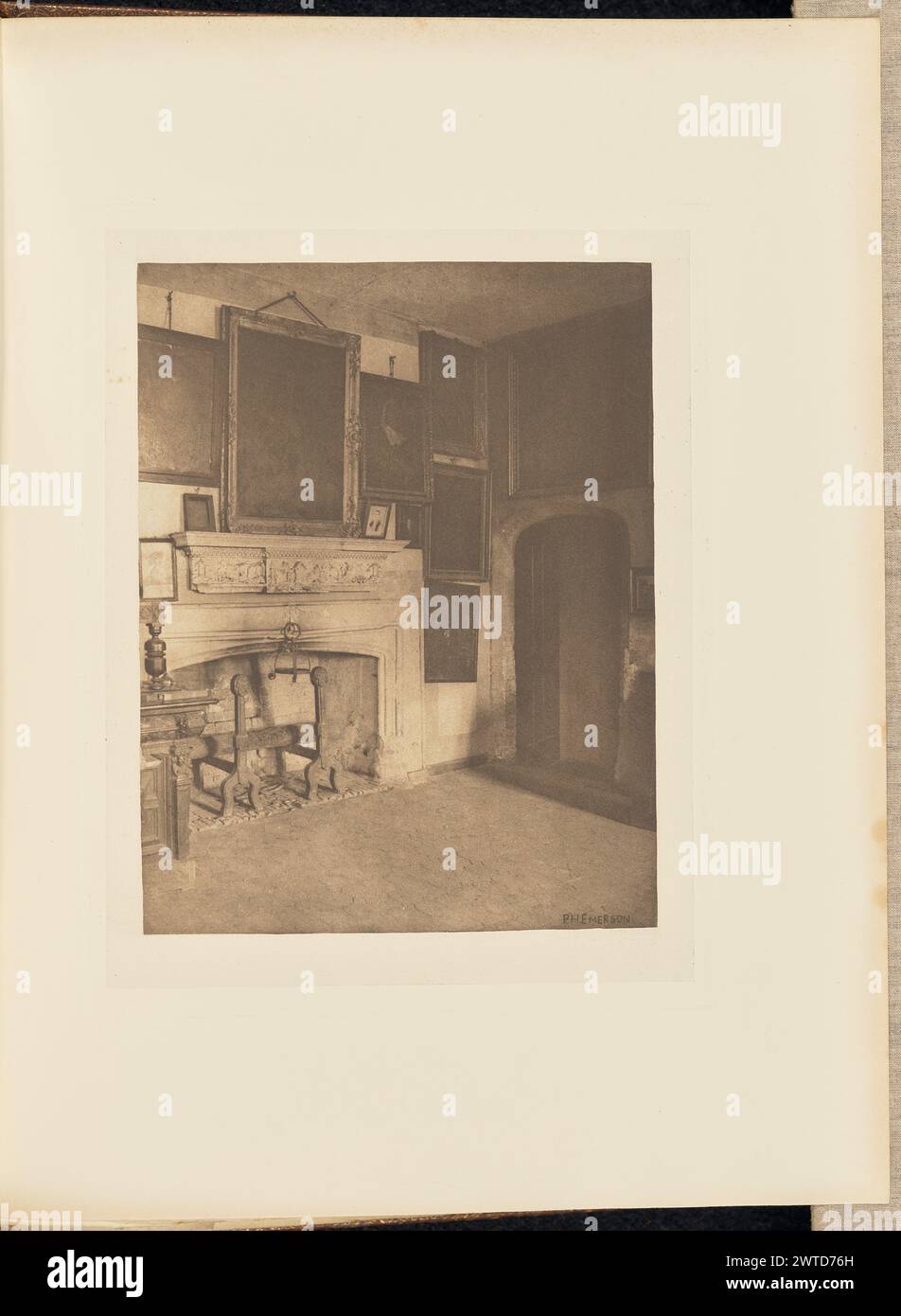 The Conspirators' Room, Old Rye House. Peter Henry Emerson ...