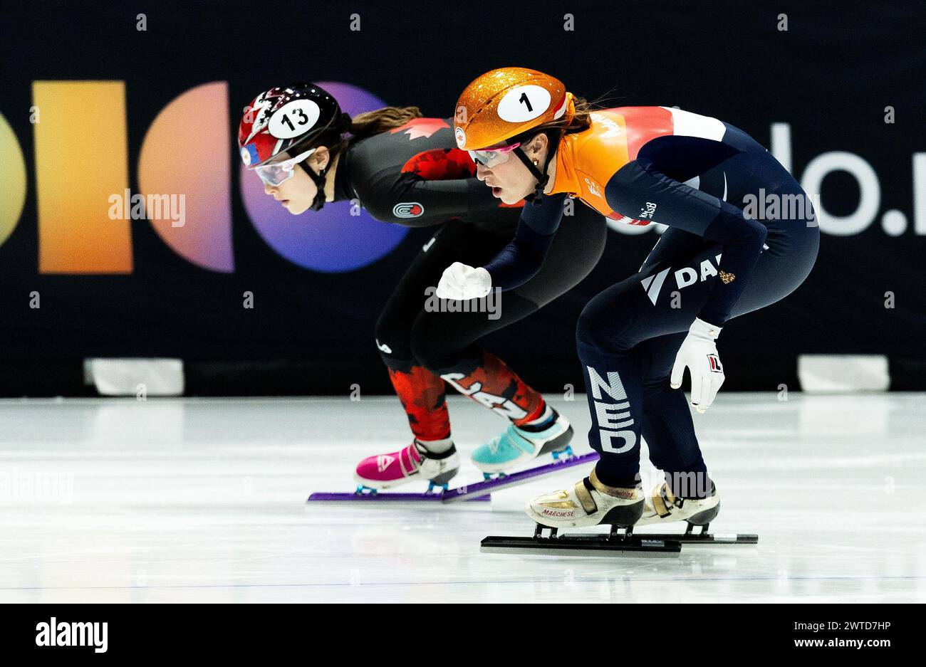 ROTTERDAM - Suzanne Schulting during the quarter-final 1000 meters at ...