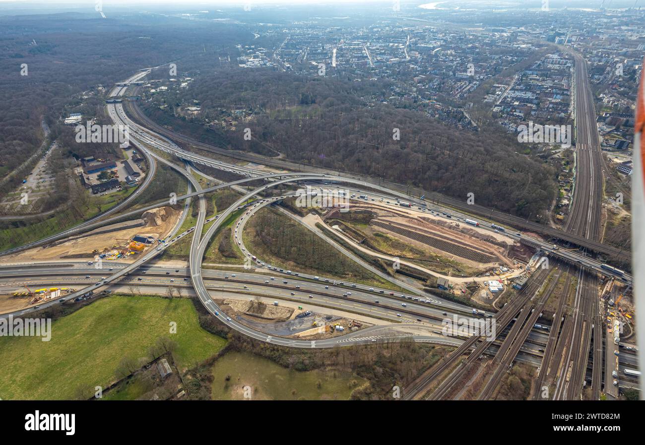 Autobahnkreuz luftbild deutschland hi-res stock photography and images ...