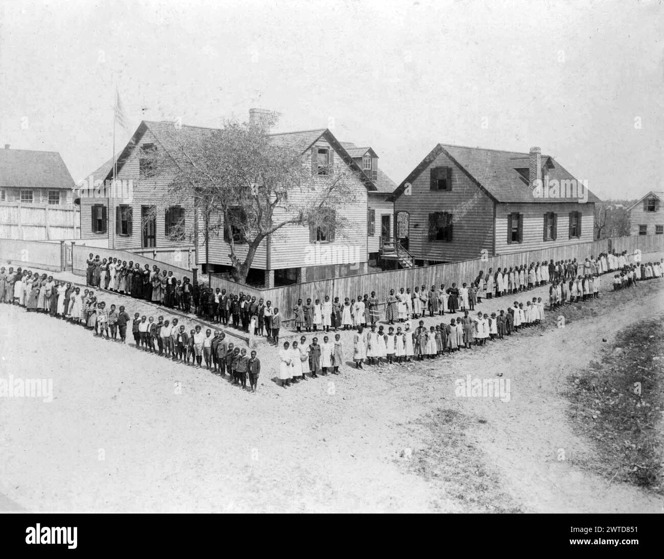 Old fashioned school building Black and White Stock Photos & Images - Alamy