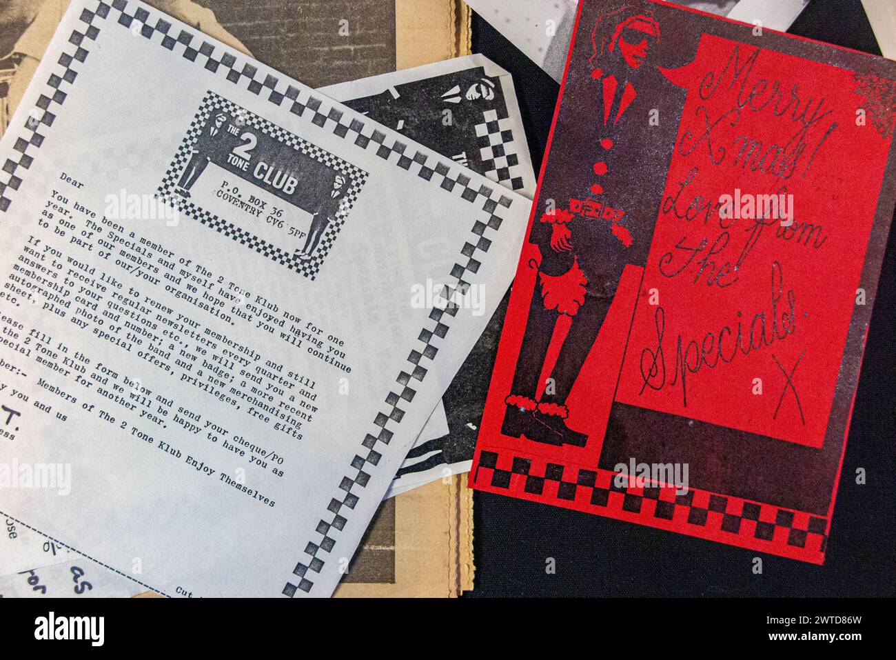 Memorabilia from the two tone ska revival of the late 1970s and early ...