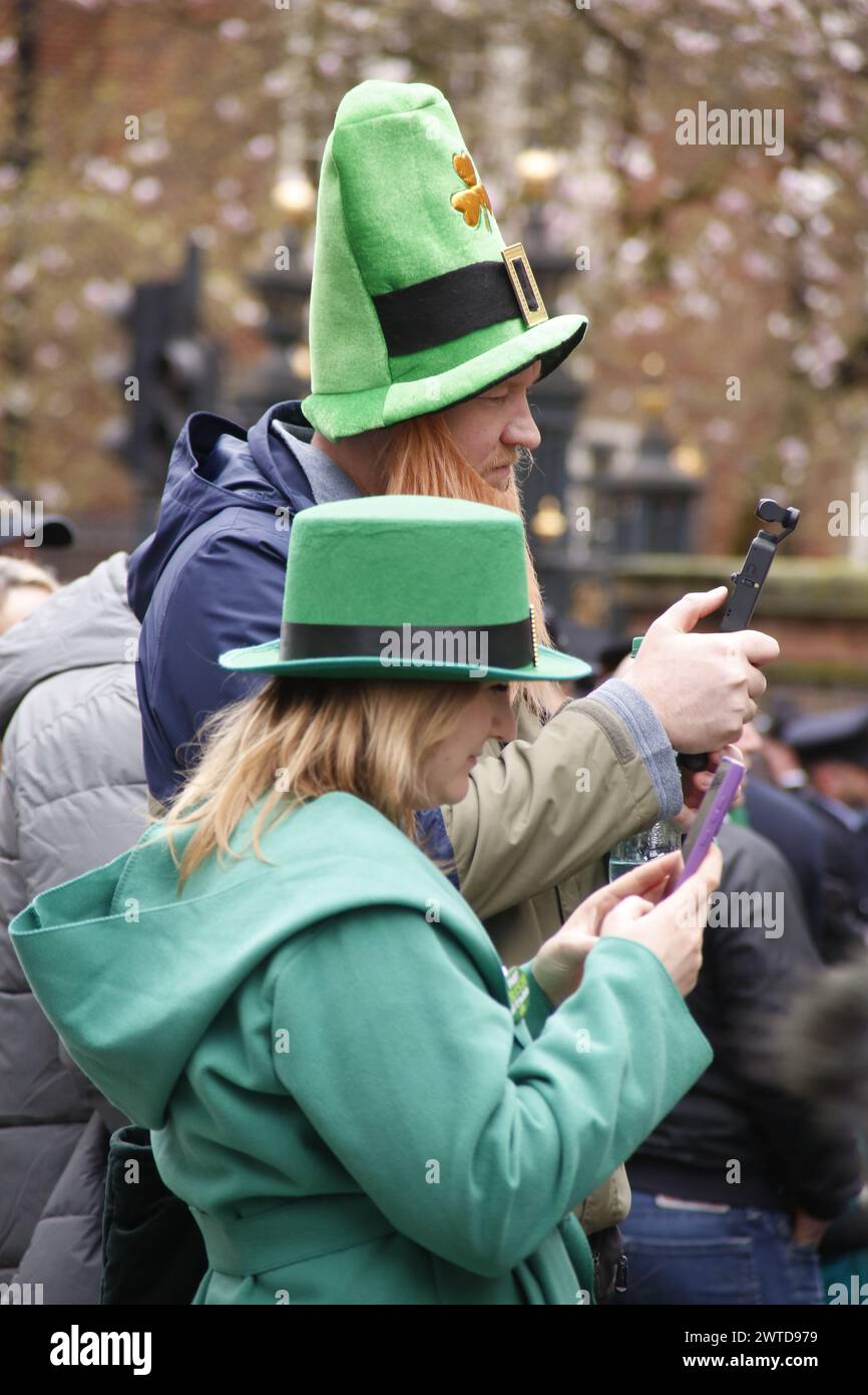 17 March 2024, London, UK St Patrick's Day Parade London The annual St ...