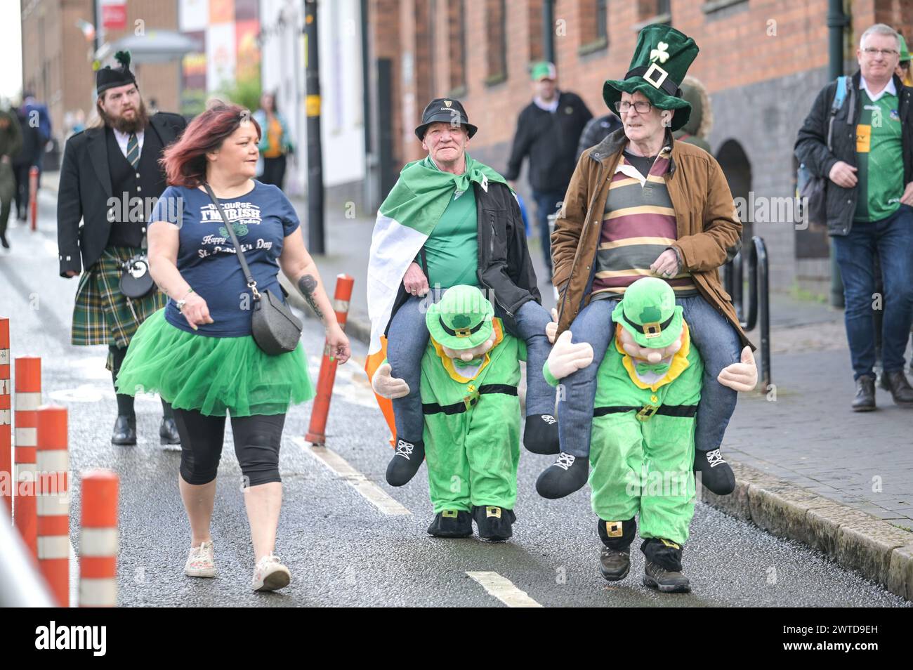 Bradford Street, Birmingham, March 17th 2024 - Thousands attended the ...