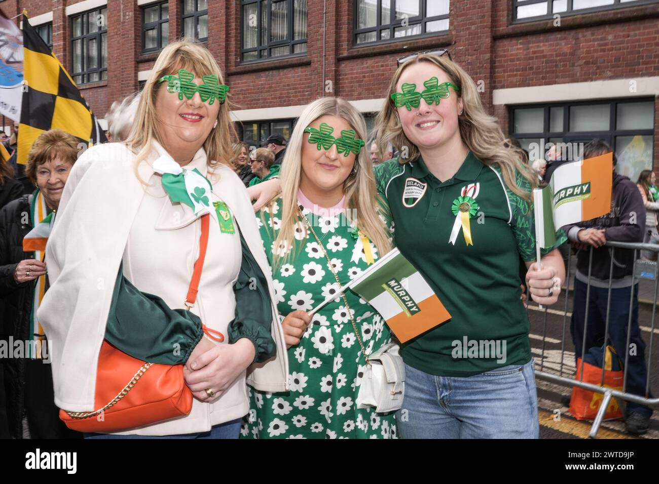 Bradford Street, Birmingham, March 17th 2024 - Thousands attended the ...