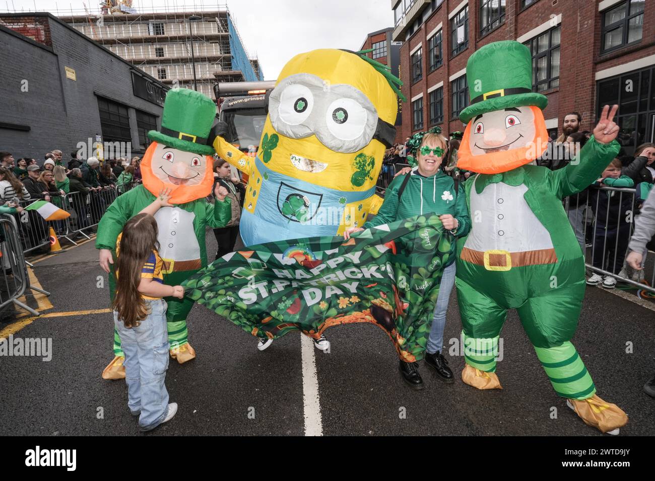 Bradford Street, Birmingham, March 17th 2024 - Thousands attended the ...