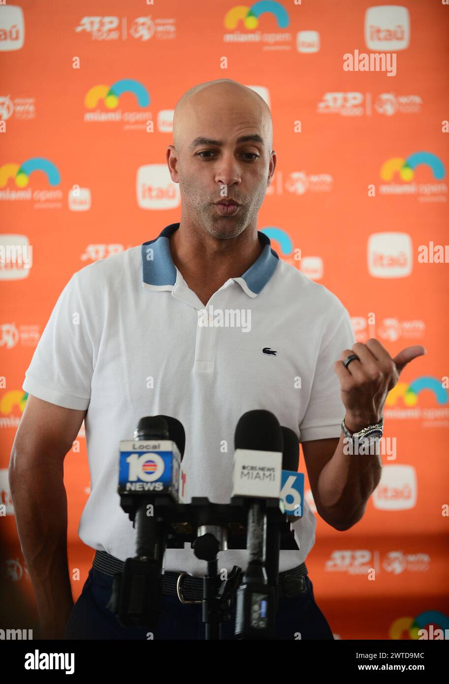 Miami Gardens, Florida, USA. 15th Mar, 2024. Miami Open Tournament ...