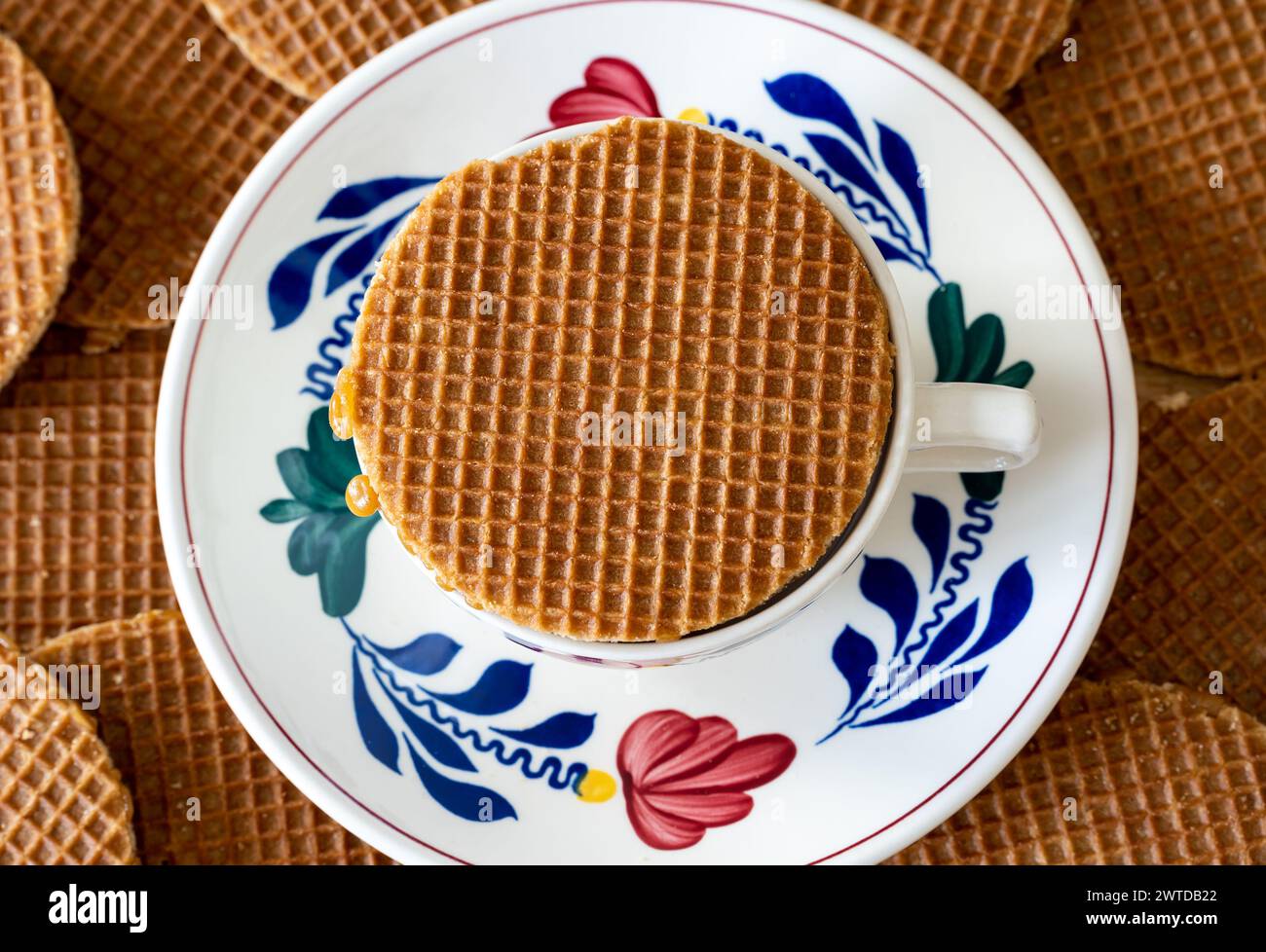 Dutch wafer biscuit hi-res stock photography and images - Alamy