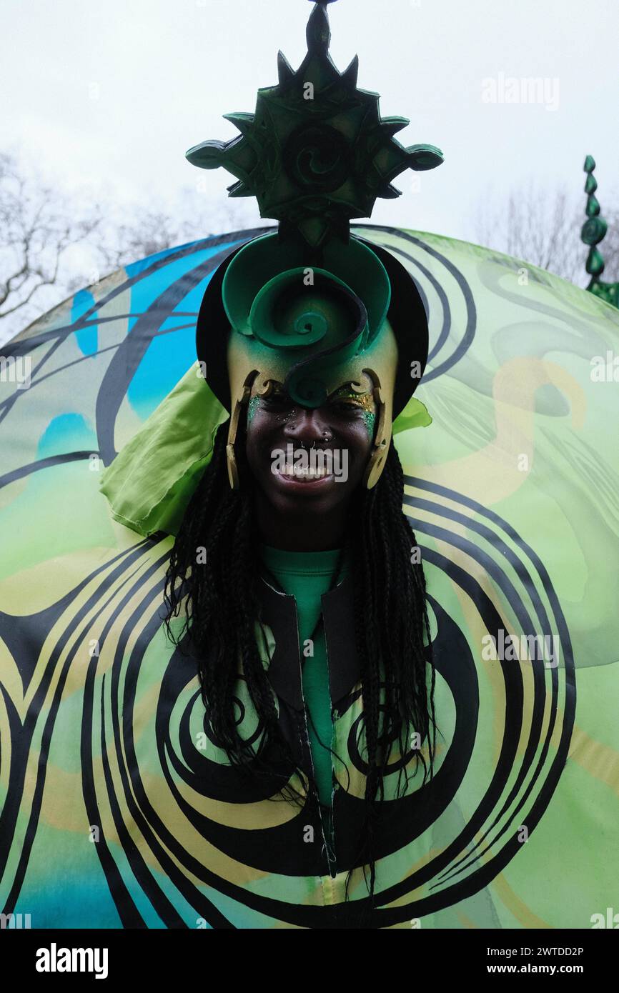 RECORD DATE NOT STATED St. Patricks Day: Parade in London In a vibrant ...