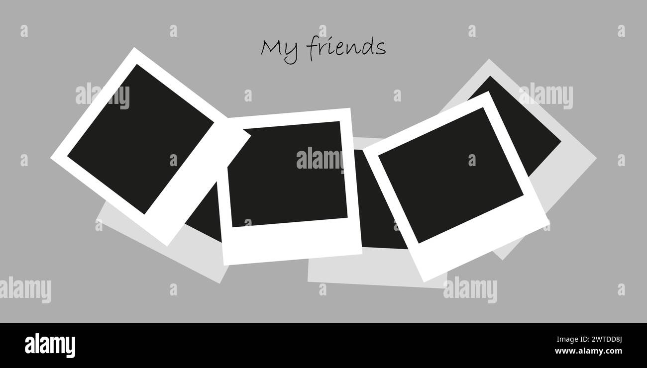 Instant camera with a photo Stock Vector Images - Alamy