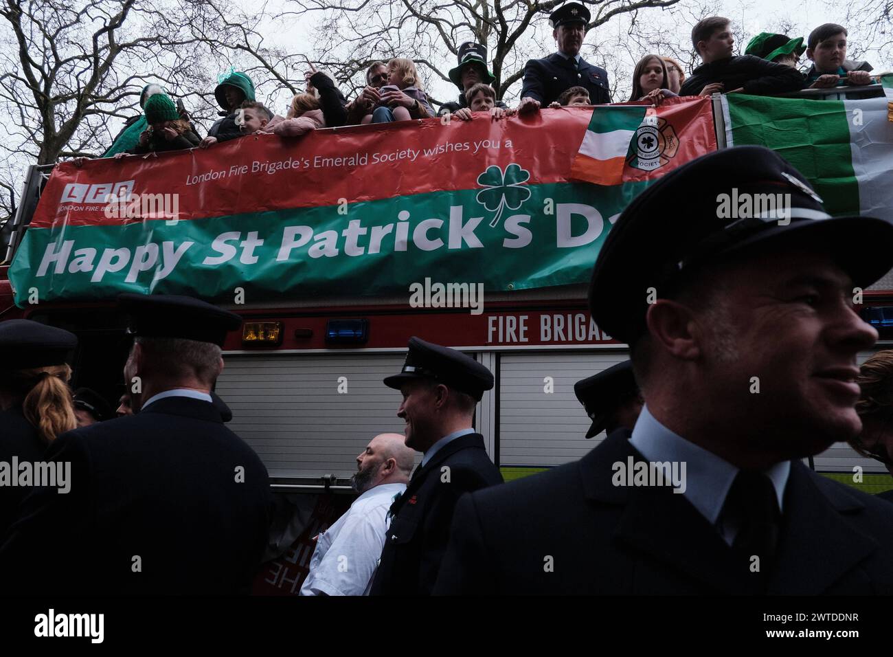 RECORD DATE NOT STATED St. Patricks Day: Parade in London In a vibrant ...