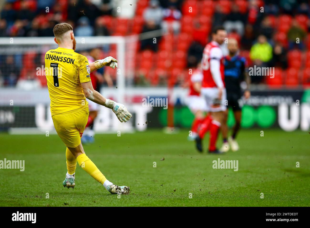 AESSEAL New York Stadium, Rotherham, England - 16th March 2024 Viktor ...