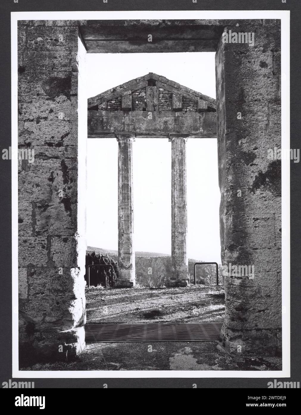 Lazio Latina Cori Temple of Hercules. Hutzel, Max 1960-1990 Distant ...