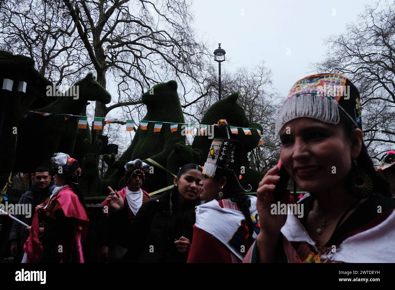 RECORD DATE NOT STATED St. Patricks Day: Parade in London In a vibrant ...