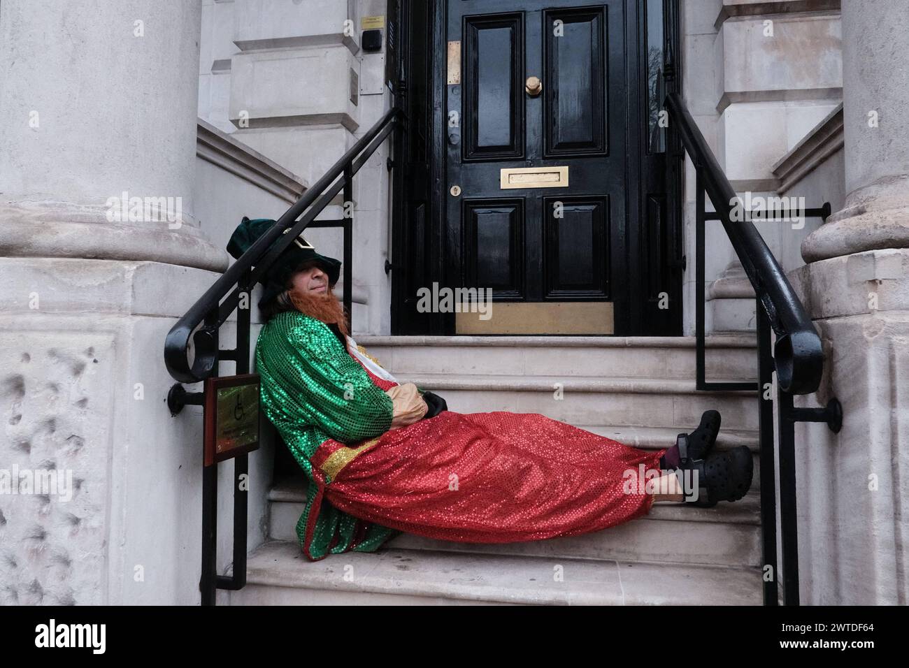 RECORD DATE NOT STATED St. Patricks Day: Parade in London In a vibrant ...