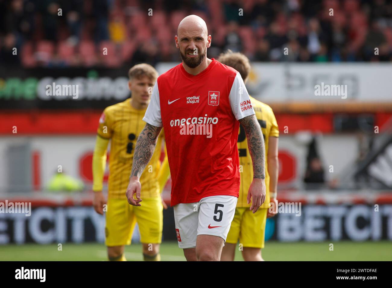 MAASTRICHT, NETHERLANDS - MARCH 17 : Bryan Smeets of MVV Maastricht ...