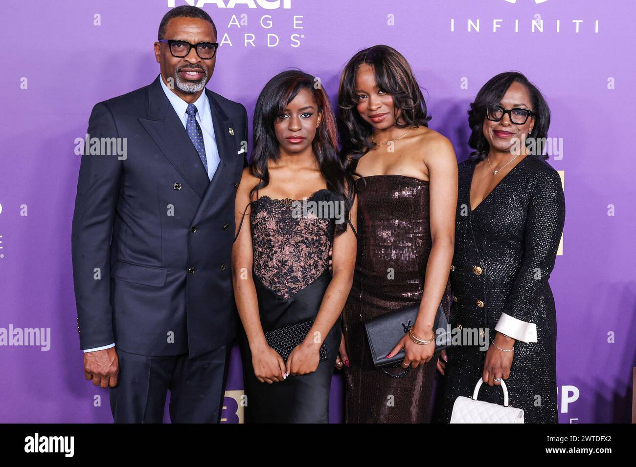 LOS ANGELES, CALIFORNIA, USA - MARCH 16: Derrick Johnson arrives at the ...