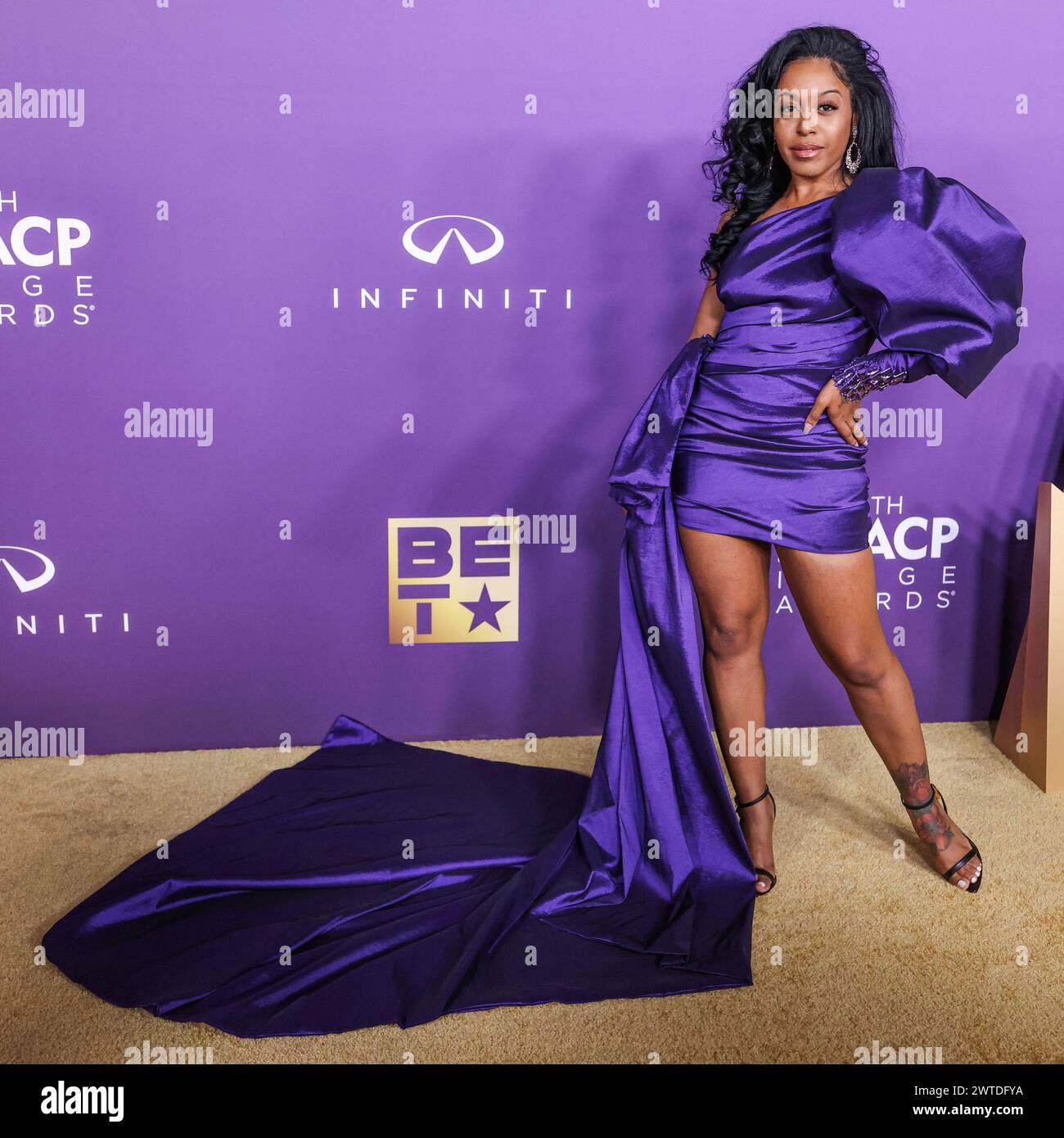 LOS ANGELES, CALIFORNIA, USA - MARCH 16: Dominique Perry arrives at the ...