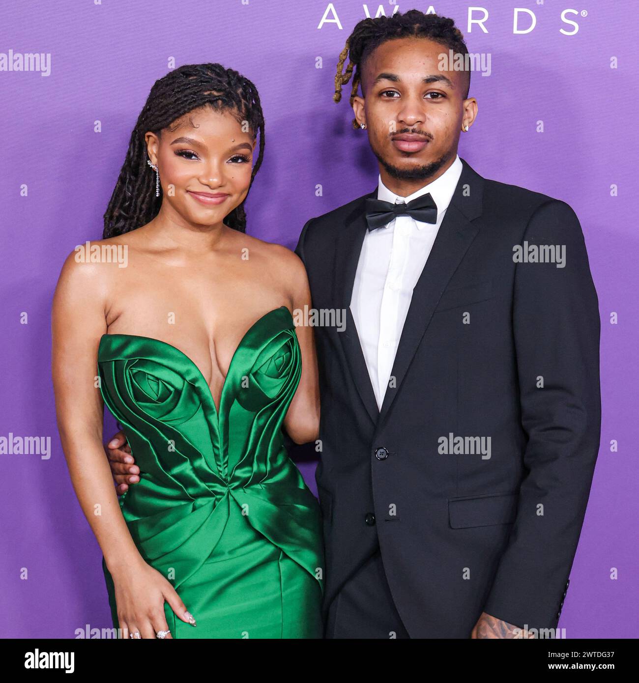 LOS ANGELES, CALIFORNIA, USA - MARCH 16: Halle Bailey and boyfriend DDG ...