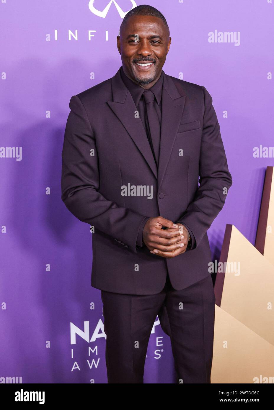 LOS ANGELES, CALIFORNIA, USA - MARCH 16: Idris Elba arrives at the 55th ...