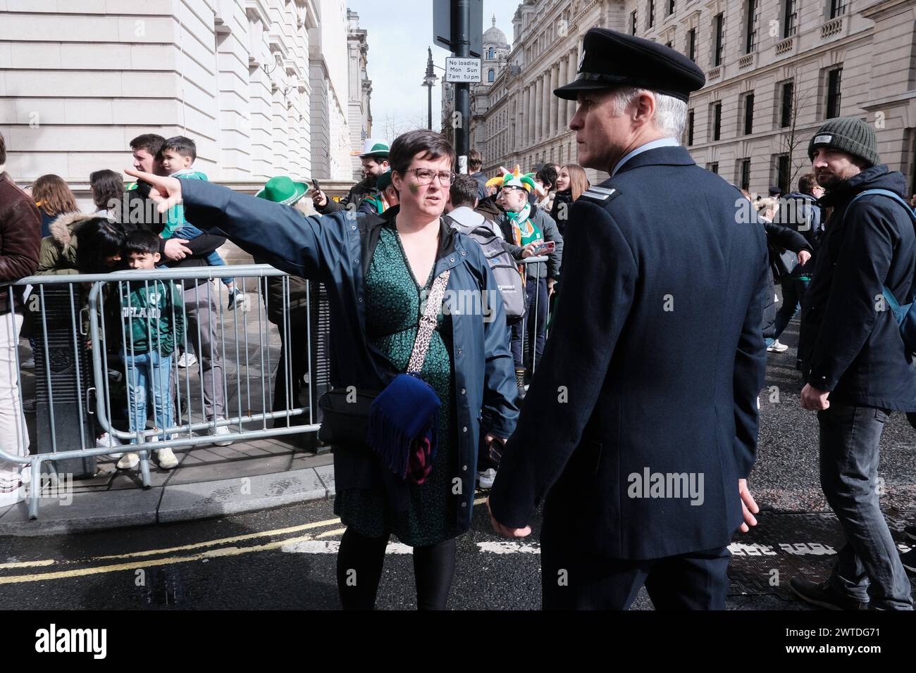 Record Date Not Stated St Patricks Day Parade In London In A Vibrant