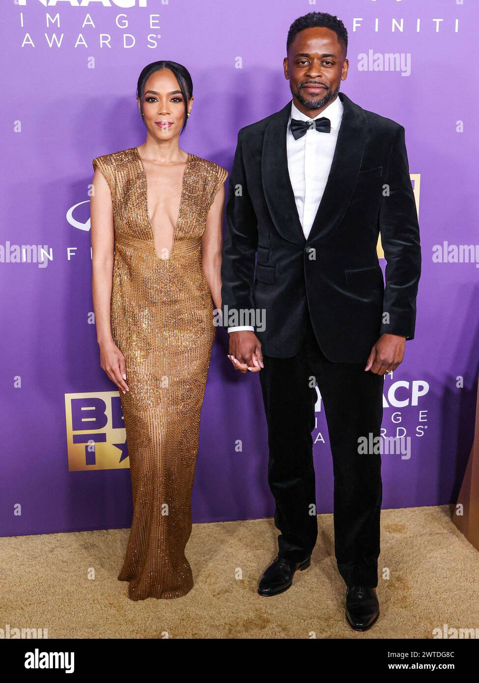 LOS ANGELES, CALIFORNIA, USA - MARCH 16: Jazmyn Simon and husband Dule ...