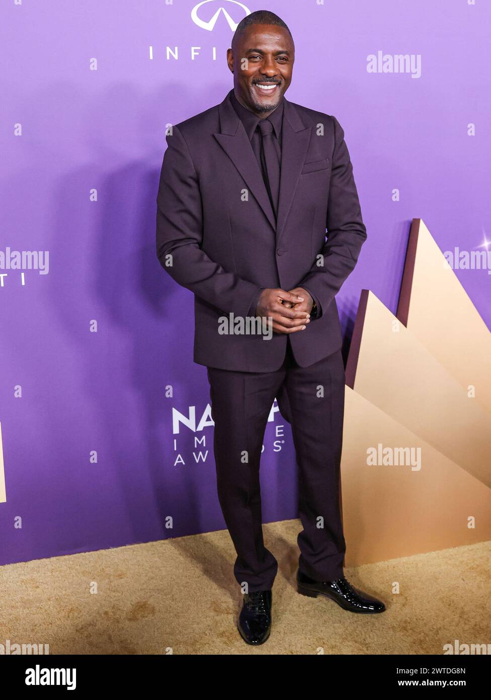 LOS ANGELES, CALIFORNIA, USA - MARCH 16: Idris Elba arrives at the 55th ...