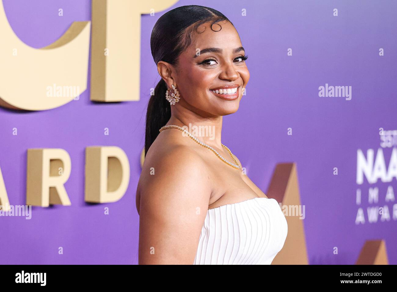 LOS ANGELES, CALIFORNIA, USA - MARCH 16: Kyla Pratt arrives at the 55th ...