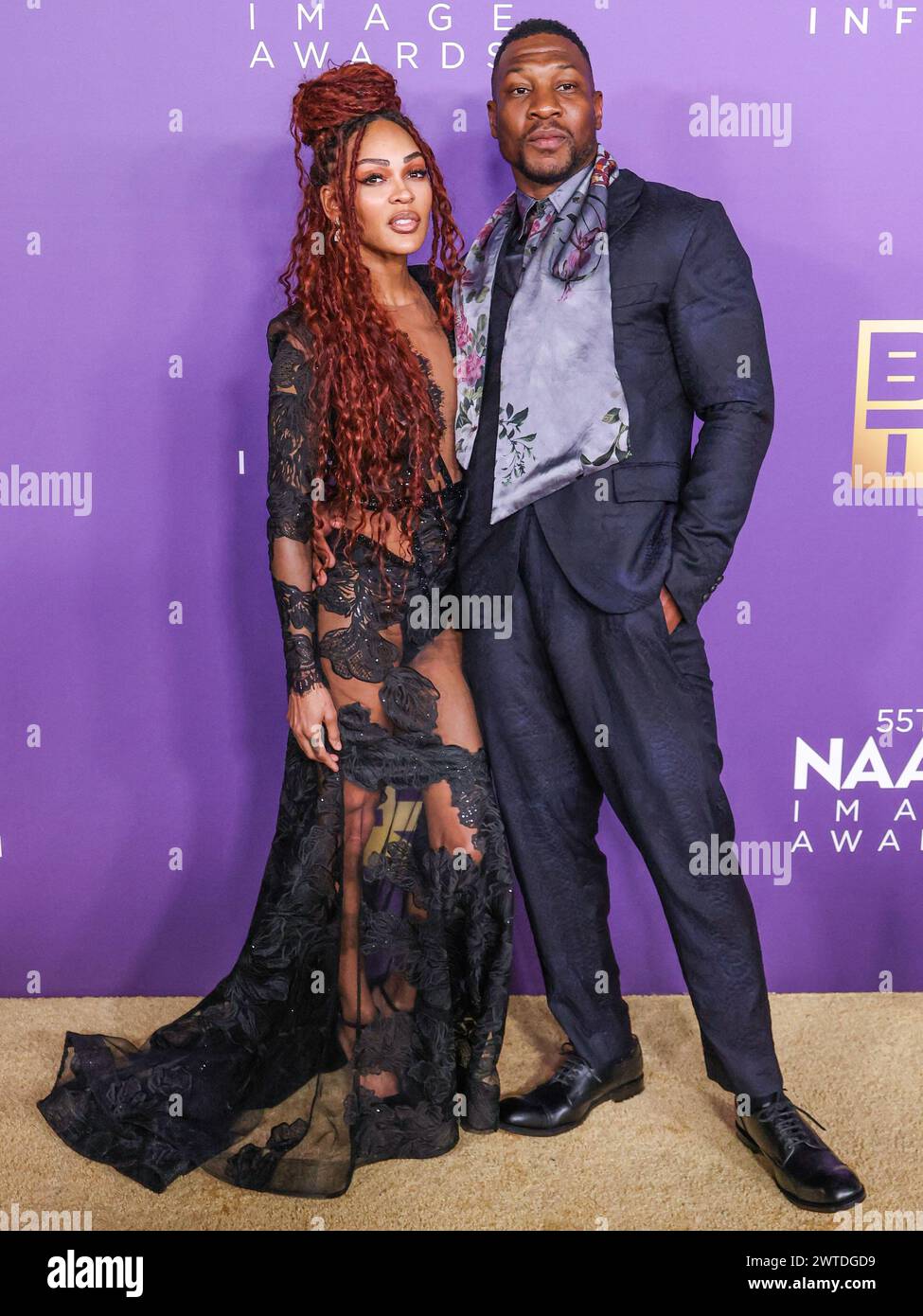 LOS ANGELES, CALIFORNIA, USA - MARCH 16: Meagan Good and boyfriend ...