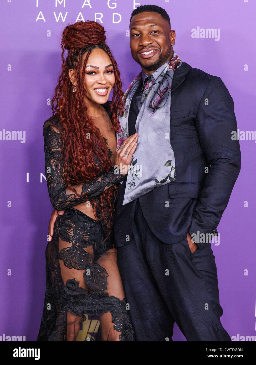 LOS ANGELES, CALIFORNIA, USA - MARCH 16: Meagan Good and boyfriend ...