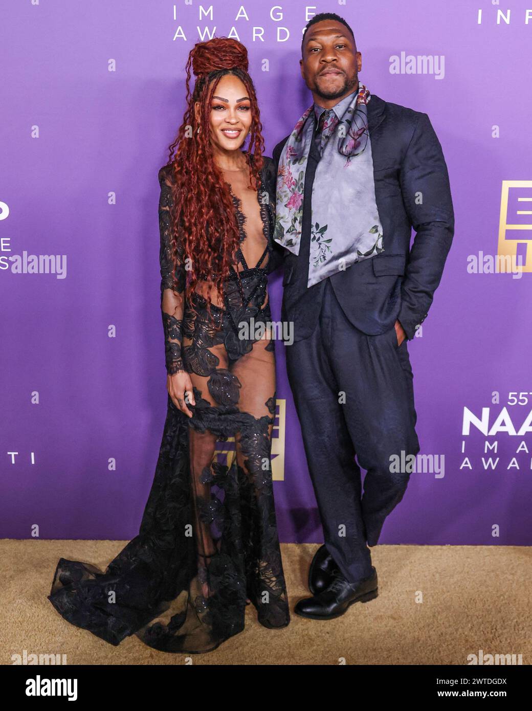 LOS ANGELES, CALIFORNIA, USA - MARCH 16: Meagan Good and boyfriend ...