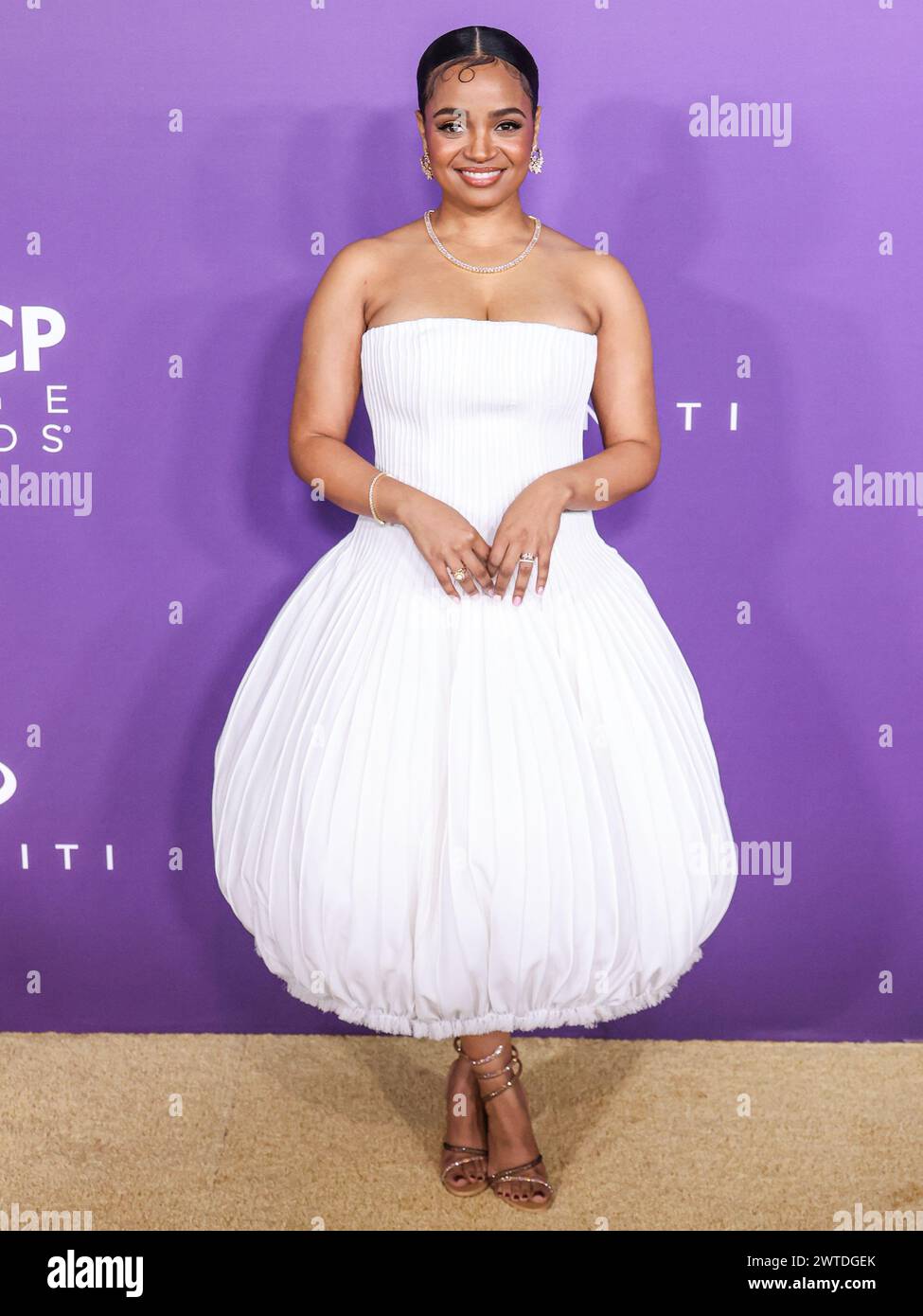 LOS ANGELES, CALIFORNIA, USA - MARCH 16: Kyla Pratt arrives at the 55th ...