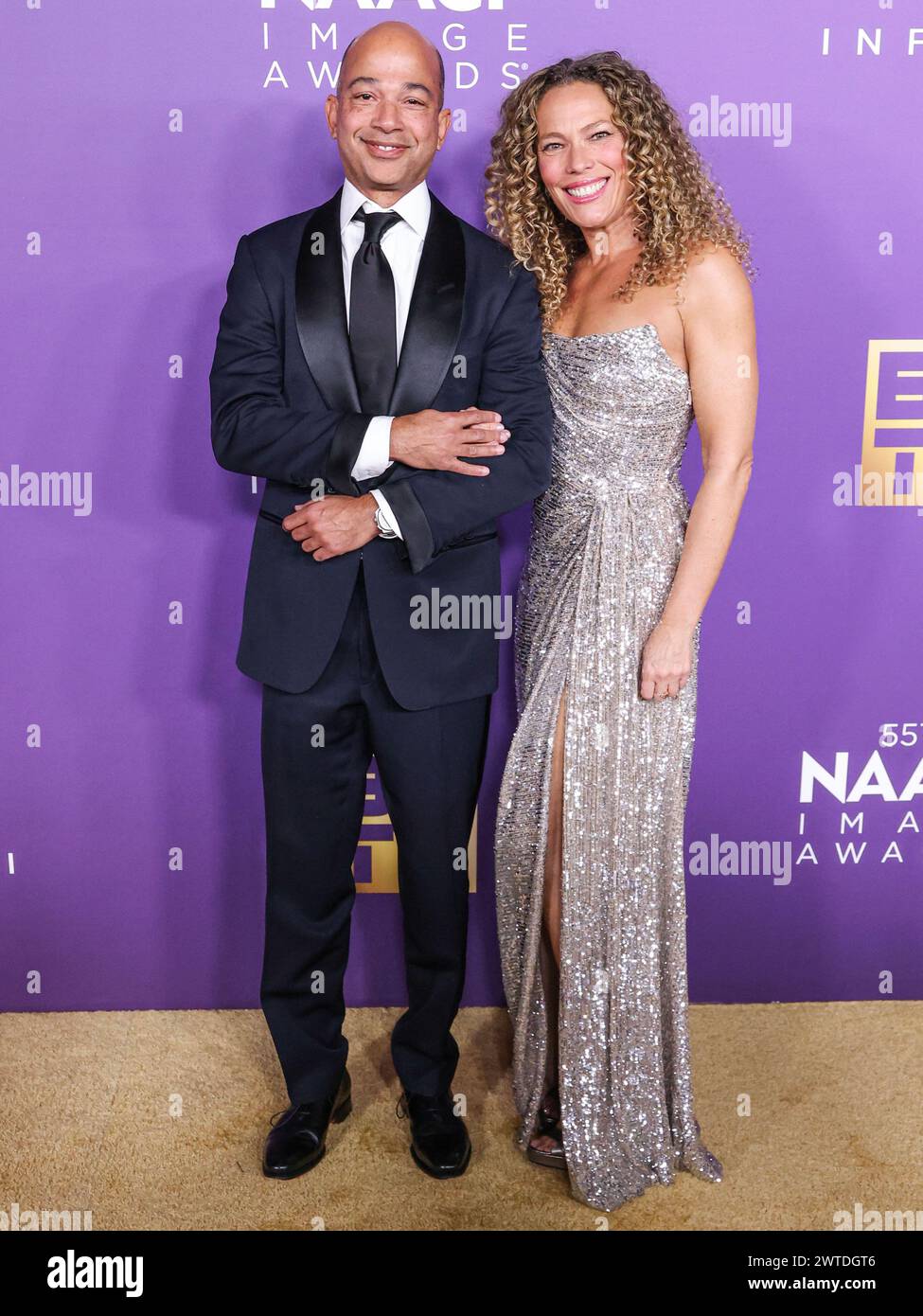 LOS ANGELES, CALIFORNIA, USA - MARCH 16: Scott Mills and Chanda Gibson ...