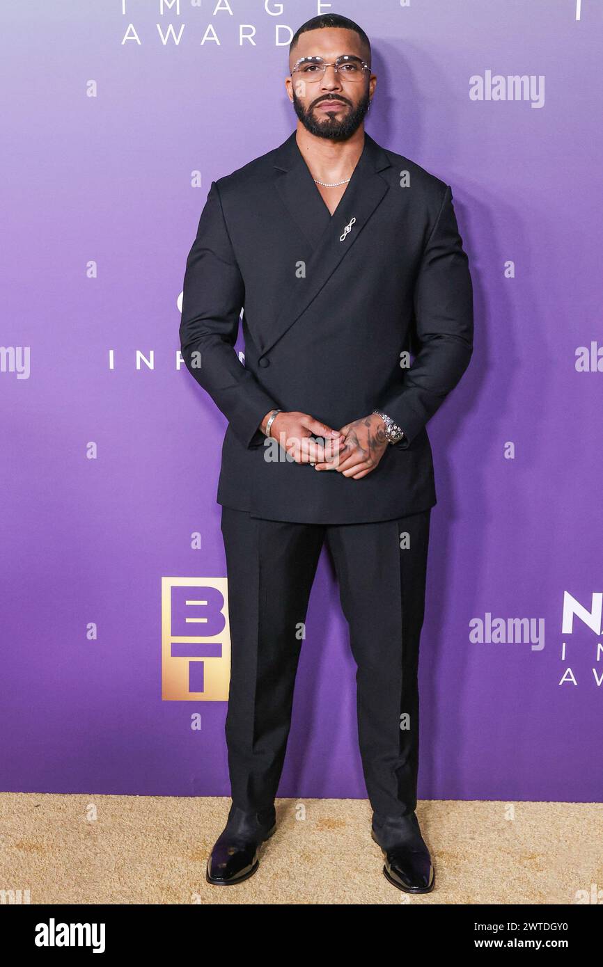 LOS ANGELES, CALIFORNIA, USA - MARCH 16: Tyler Lepley arrives at the ...